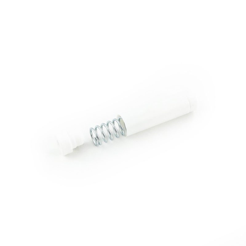 White Spring Fit Rod End - 1 Pack - Smart Home Products
