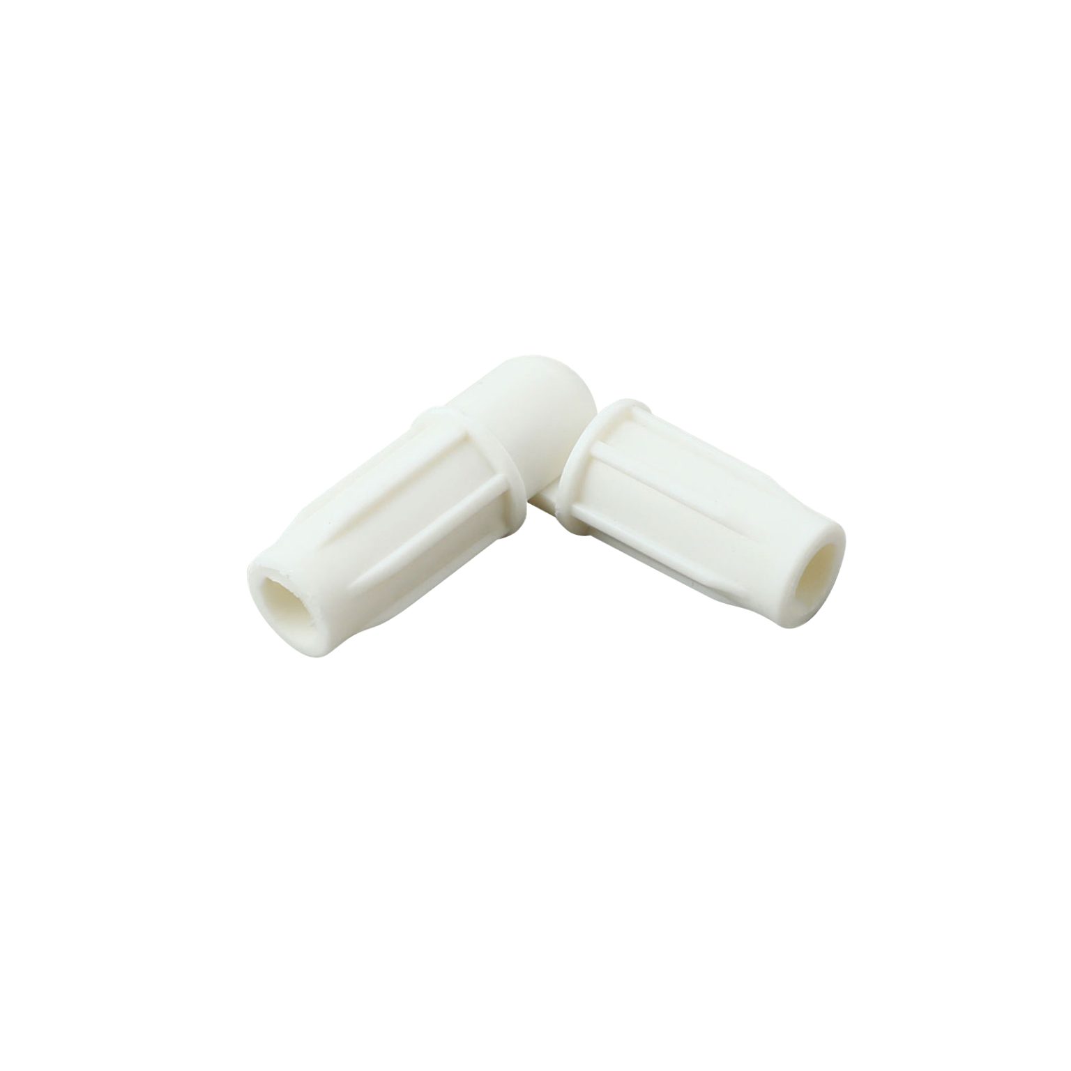 White Curtain Rod Elbow Joint - Smart Home Products
